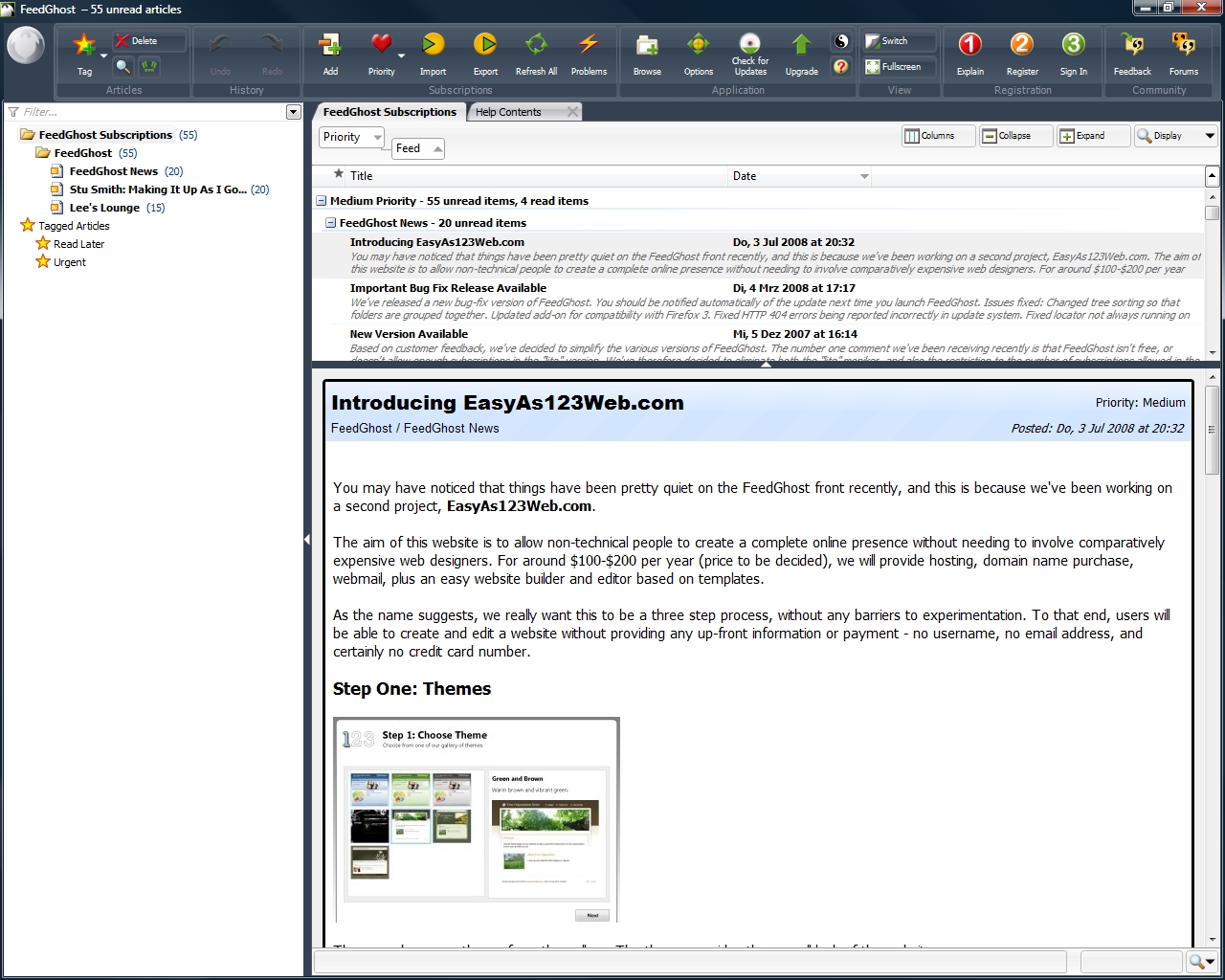 FeedGhost | waterstorm.de :: Tech stuff & Tutorials